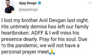 Anil Devgan Wiki, Age, Death, Wife, Children, Family, Biography & More ...